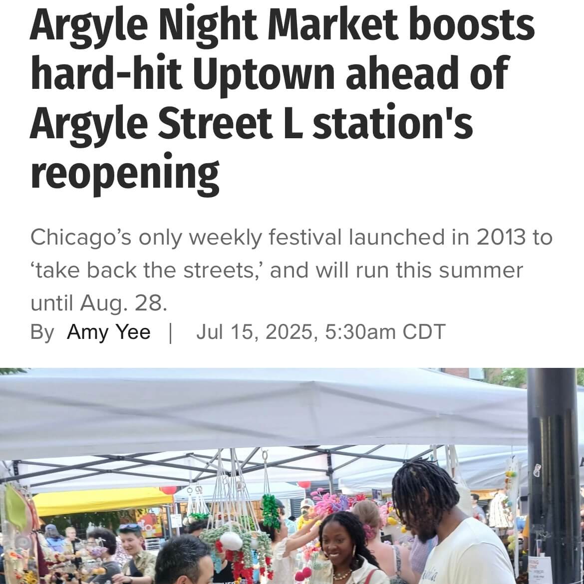 Argyle Night Market - Uptown Chamber of Commerce